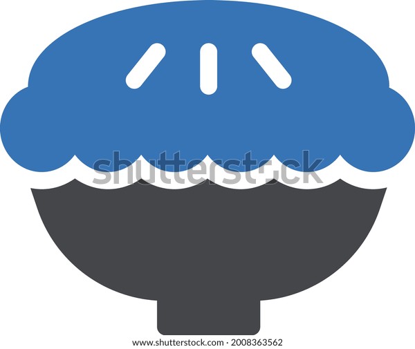 Pie White Background Pie Symbol Bakery Stock Vector (Royalty Free ...
