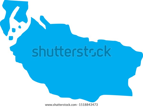Pierce County Map State Washington Stock Vector (Royalty Free ...