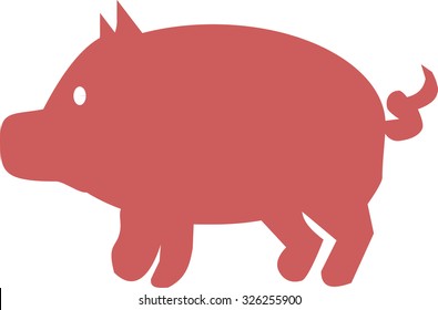 Pig Icon Stock Vector (Royalty Free) 326255900