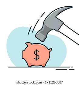 652 Smashed Money Box Images, Stock Photos & Vectors | Shutterstock