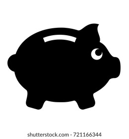 Pig Money Box Vector Icon Stock Vector (Royalty Free) 721166344 ...