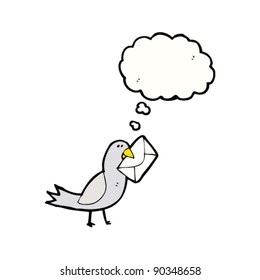 Pigeon Post Cartoon Stock Vector (Royalty Free) 90348658 | Shutterstock