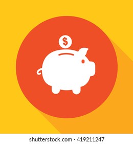 Piggy Sign Stock Vector (Royalty Free) 419211247 | Shutterstock