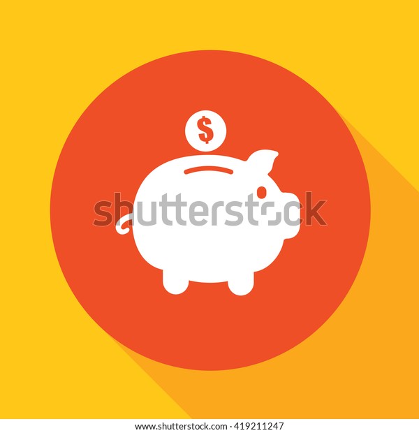 Piggy Sign Stock Vector (Royalty Free) 419211247 | Shutterstock