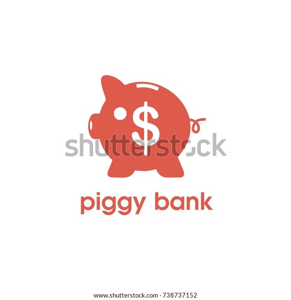 Pigy Bank Logo Stock Vector (Royalty Free) 738737152 | Shutterstock
