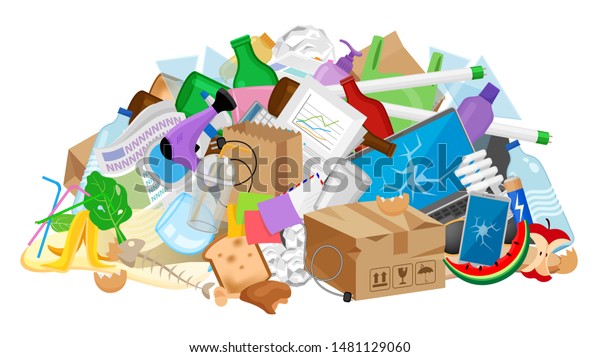 2,668 Pile Rubbish Stock Vectors, Images & Vector Art | Shutterstock