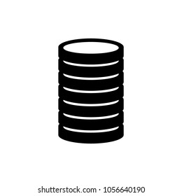 Pile Icon Vector Illustration Stock Vector (Royalty Free) 1056640190