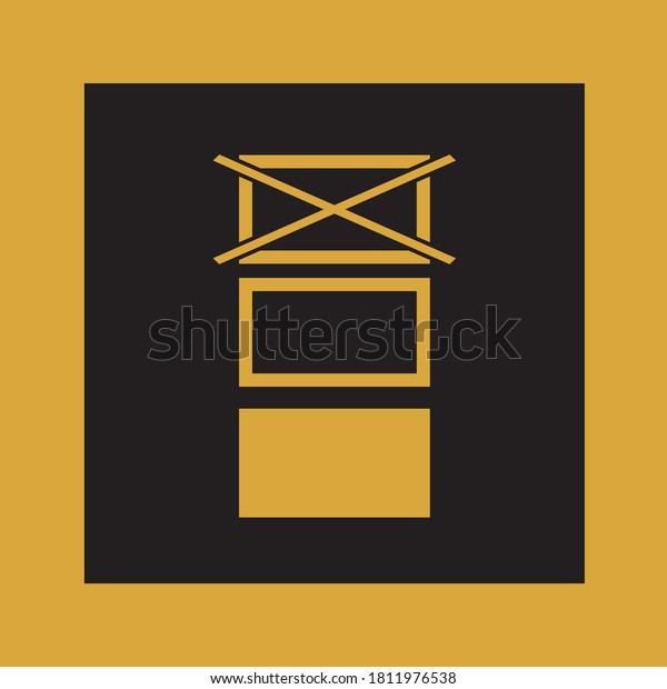 Pile el símbolo. Icono de advertencia.: vector de stock (libre de ...