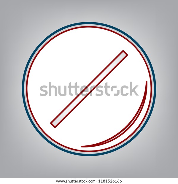 Pill Sign Illustration Vector Dark Red Stock Vector (Royalty Free ...