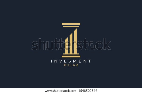 Pillar Logo Formed Financial Chart : image vectorielle de stock (libre ...