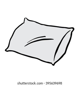 dessin sur l'oreiller : image vectorielle de stock (libre de droits ...