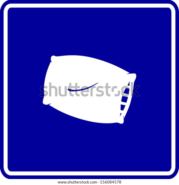Pillow Sign Stock Vector (Royalty Free) 156084578 | Shutterstock