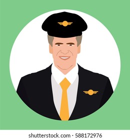 Pilot Logo Icon Symbol Profession: vector de stock (libre de regalías ...