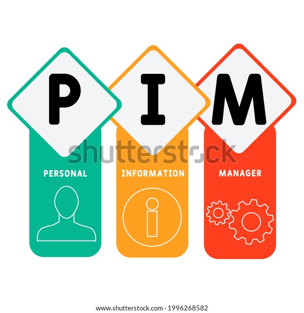 Pim Personal Information Manager Acronym Business Stock Vector (Royalty ...