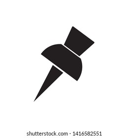 Push Pin Outline Icon Stock Vector (Royalty Free) 668174491