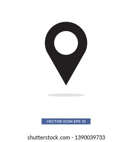 Pin Location Mark Sign Icon Vector Stock Vector (Royalty Free ...