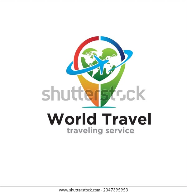 Pin Map World Tour Logo Designs Stock Vector (Royalty Free) 2047395953 ...