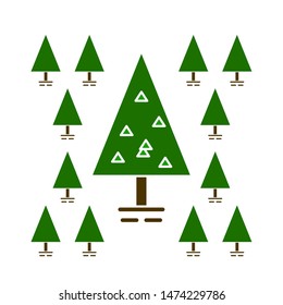 8,179 Triangle pine tree Images, Stock Photos & Vectors | Shutterstock