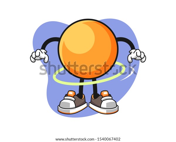 Ping Pong Ball Spinning Hula Hoop Stock Vector (Royalty Free ...