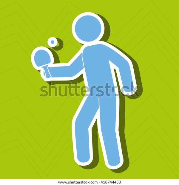 Ping Pong Game Design Stock Vector (Royalty Free) 418744450 | Shutterstock