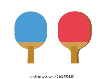 Ping Pong Racket Icon Vector Table Stock Vector (Royalty Free ...
