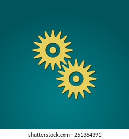 Pinion Sign Vector Illustration Stock Vector (Royalty Free) 251364391 ...