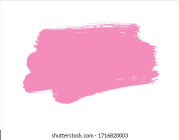 Pink Abstract Brush Stroke Paint Background Stock Vector (Royalty Free ...
