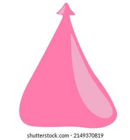 Pink Arrow Vector Abstract Line Illustration Stock Vector (Royalty Free ...