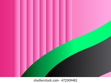 Pink Background Dimension Vector Illustration Design Stock Vector ...
