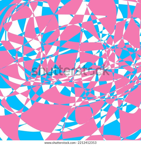 Pink Blue Background Graphics Shredding Wrapping Stock Vector (Royalty ...