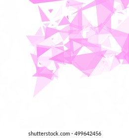 Pink Break Mosaic Background Creative Design Stock Vector (Royalty Free ...