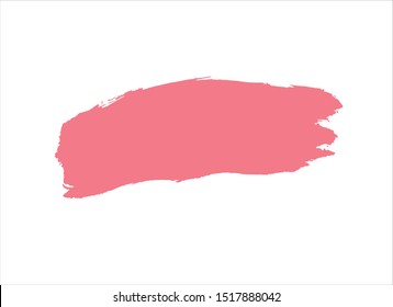 Pink Brush Stroke Paint Background Vector Stock Vector (Royalty Free ...