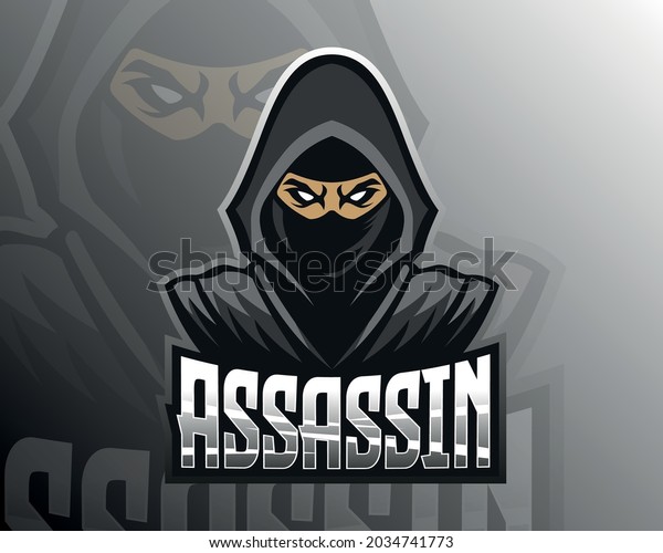 Pink Cloaked Assassin Vector Design Illustration Stock Vector (Royalty ...