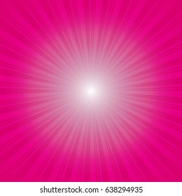 Pink Color Burst Background Vector Illustration Stock Vector (Royalty ...