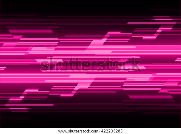 Pink Color Light Abstract Technology Background Stock Vector (Royalty ...