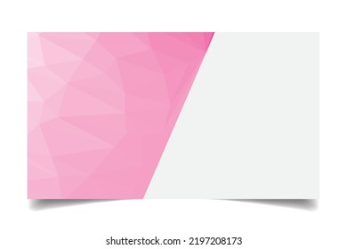 Pink Color Triangulated Background Texture Vector Stock Vector (Royalty ...