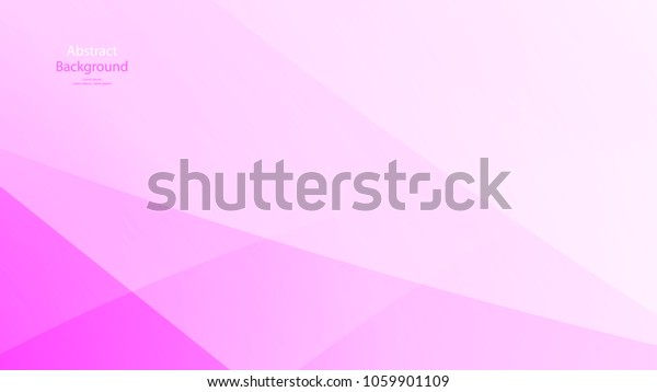 Pink Color White Color Background Abstract Stock Vector (Royalty Free ...