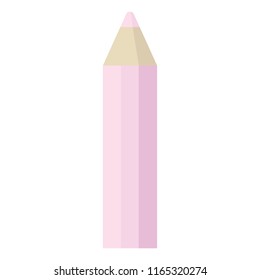 Pink Coloring Pencil Graphic Vector Illustration Stock Vector (Royalty ...