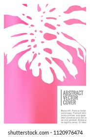 Cover Design Template Notebook Exotic Layout Stock Vector (Royalty Free ...