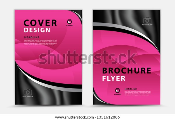 Pink Cover Template Vector Design Brochure Stock Vector (Royalty Free ...