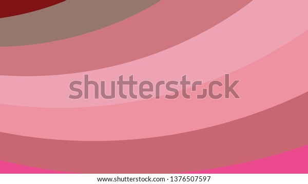 Pink Curved Stripes Background Illustration Stock Vector (Royalty Free ...