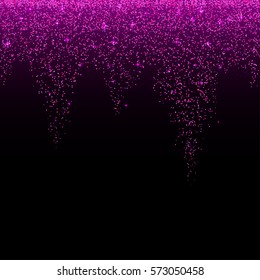 Pink Glitter Stardust Background Vector Illustration Stock Vector ...