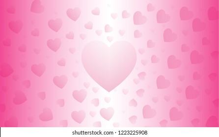 Pink Heart Abstract Background Vector Eps10 Stock Vector (Royalty Free ...