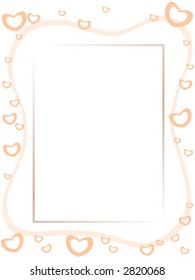 Pink Heart Frame Stock Vector (Royalty Free) 2820068 | Shutterstock