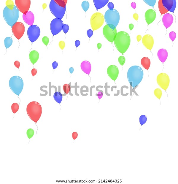 Pink Helium Background White Vector Surprise Stock Vector (Royalty Free ...