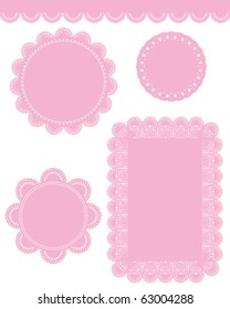 Pink Lace Stock Vector (Royalty Free) 63004288 | Shutterstock