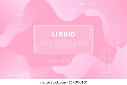 Pink Liquid Color Background Dynamic Textured Stock Vector (Royalty ...