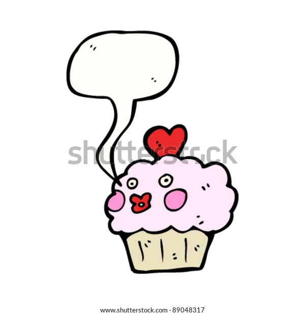 Pink Muffin Cartoon Stock Vector (Royalty Free) 89048317 | Shutterstock