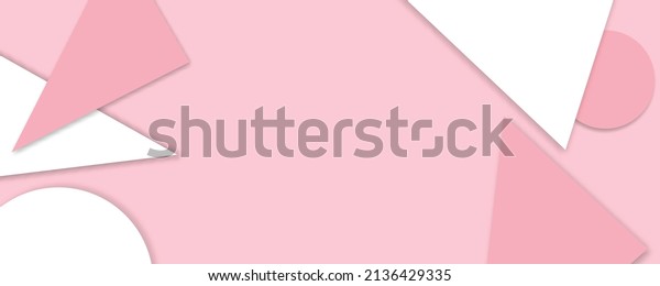 Pink Pastel Abstract Geometric Background Wallpaper Stock Vector ...