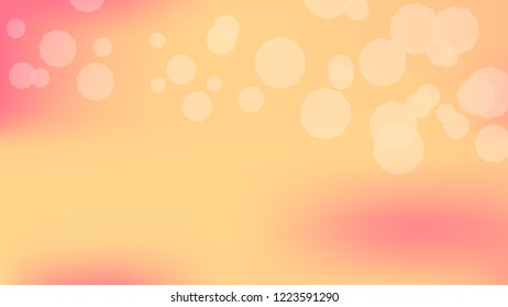 Pink Peach Gradient Background Light Blurry Stock Vector (Royalty Free ...